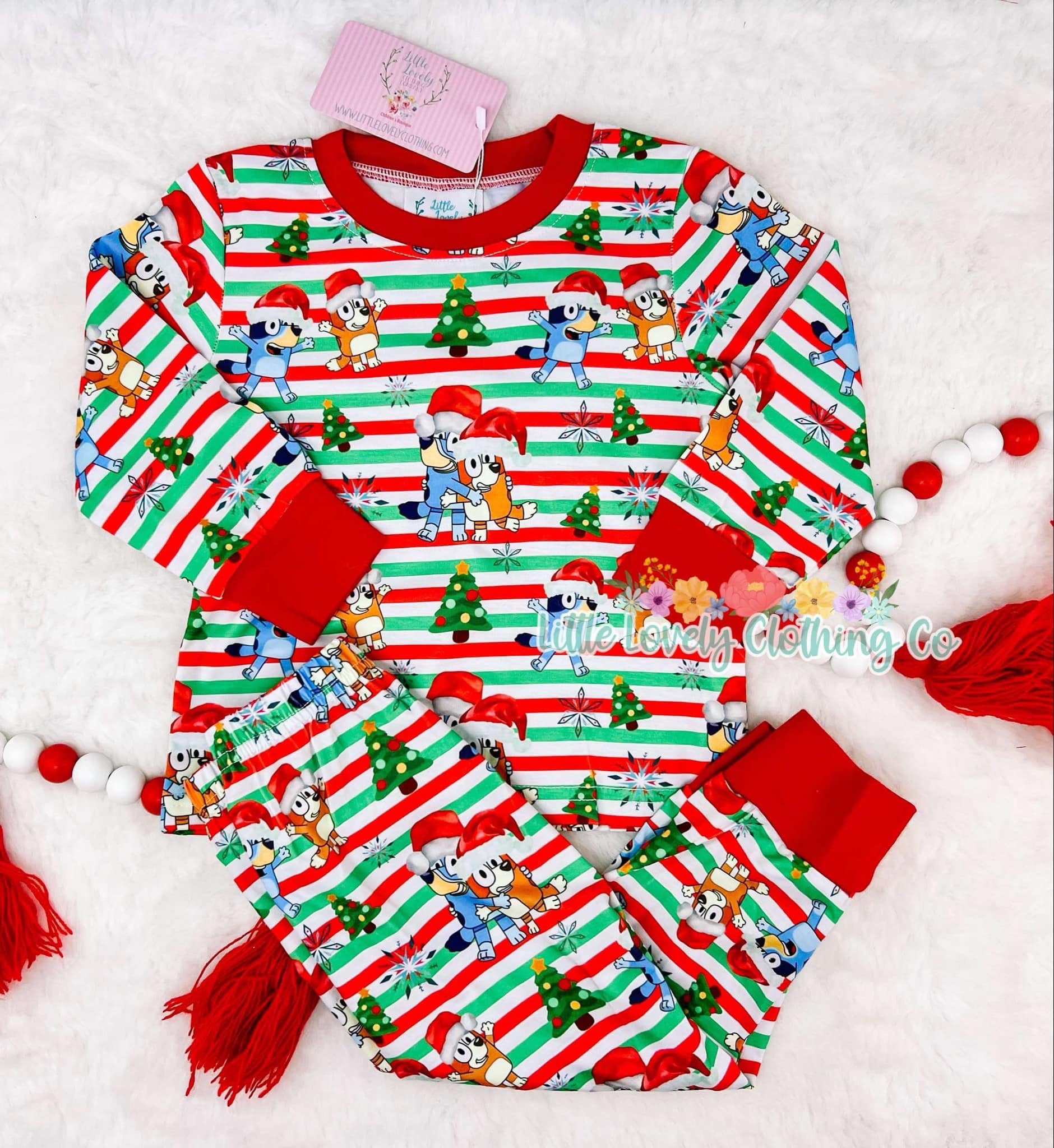Blue Pal Christmas Unisex Lounge – Little Lovely Clothing Company